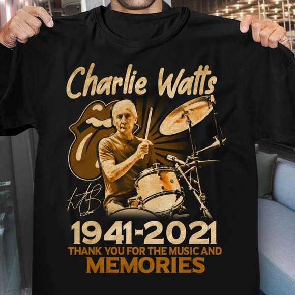 Tops | Charlie Watts Memorial Signature Fan Shirt | Poshmark
